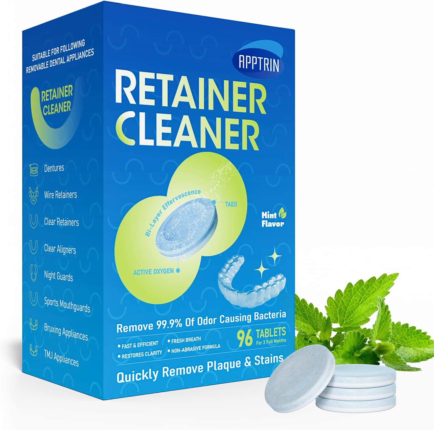 Amazon.com : YKL Retainer Cleaner & Denture Cleaning Tablets for Mouth ...