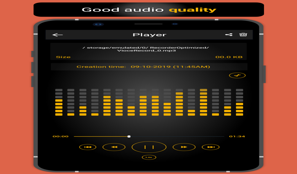 Smart Audio: Voice Recorder & Easy Sound Recording - App on Amazon Appstore