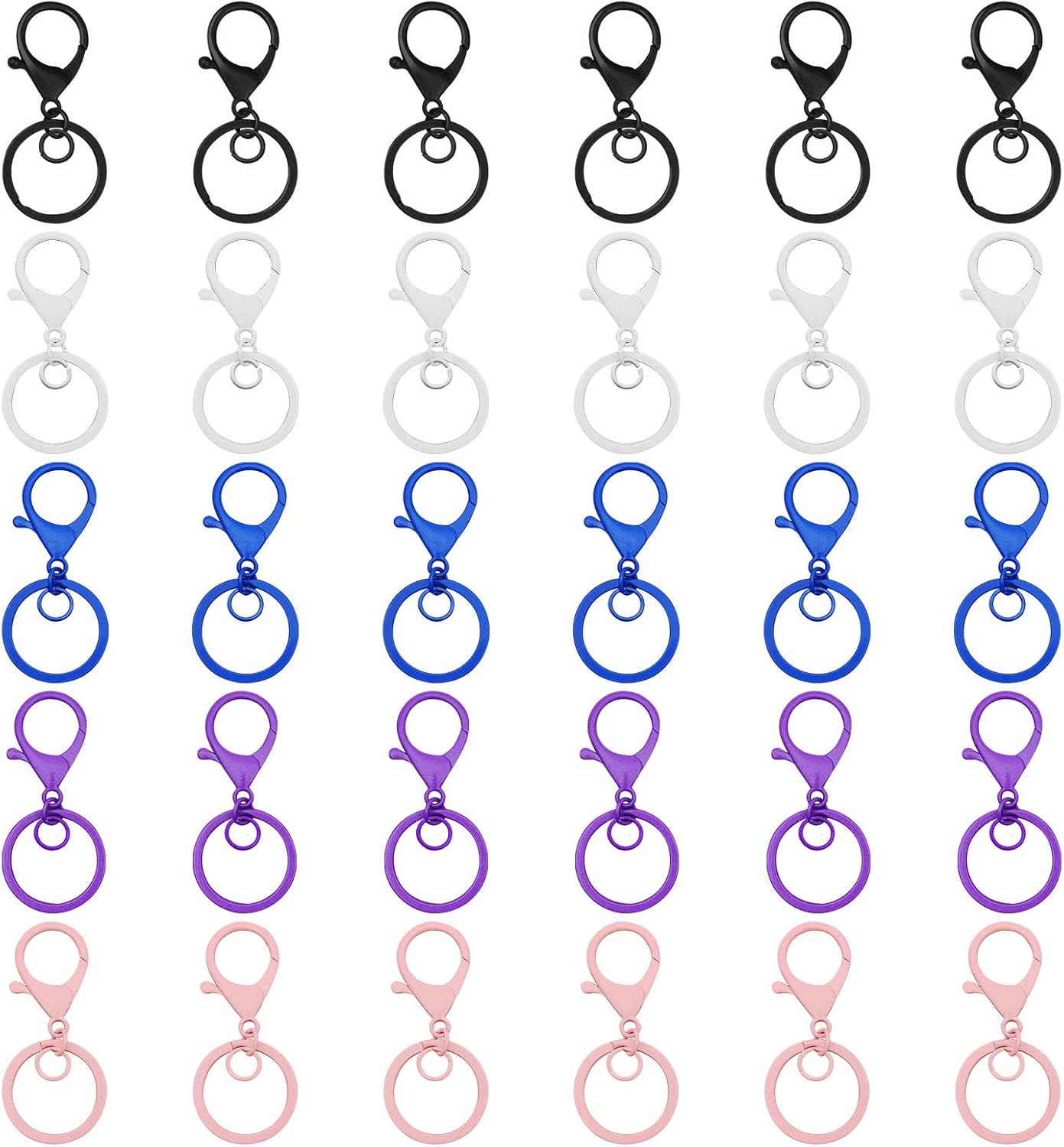 Amazon.com: 30PCS Swivel Clasp Hooks Key Chain Clip Hooks Keychain ...
