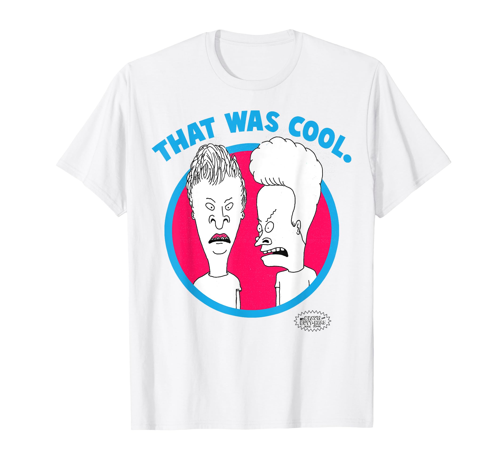 Amazon | Beavis and Butt-Head That Was Cool Outline Tシャツ | Tシャツ・カットソー 通販