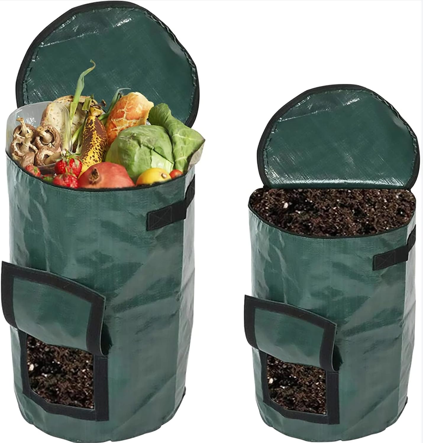 Amazon.com : Garden Compost Bag, Outdoor Compost, Reusable Garden Waste ...