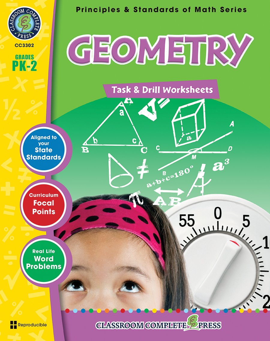 Amazon.com: Geometry - Task & Drill Sheets Gr. PK-2 (Principles ...