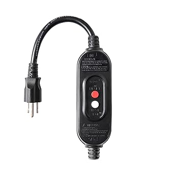 Amazon.com: Kaper GFCI Inline Plug Replacement Assembly 3 Prong ,Auto ...