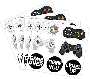 Amazon.com: Video Game Controller Stickers with 7 Styles,Stickers for ...