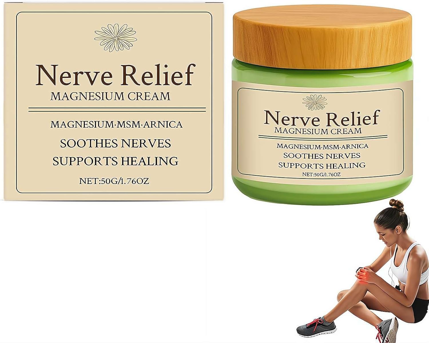 Total Relief Soothing Nerve Formula, Total Relief Magnesium Cream, With ...