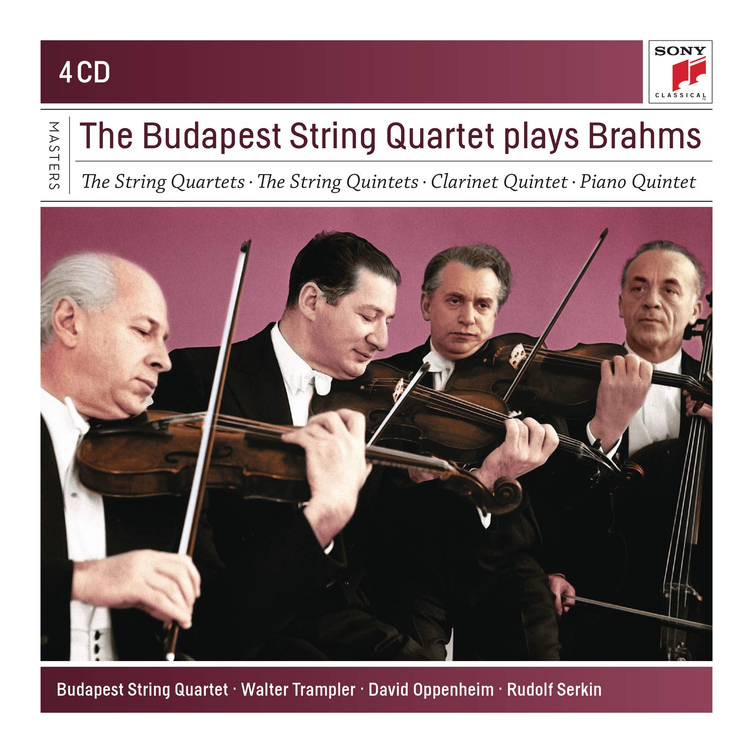 Brahms, Budapest String Quartet - Budapest Strinq Quartet - Amazon.com ...