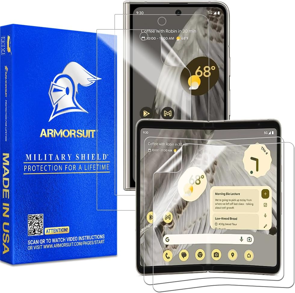 Amazon.com: ArmorSuit 2+2 Pack Screen Protector for Google Pixel Fold ...