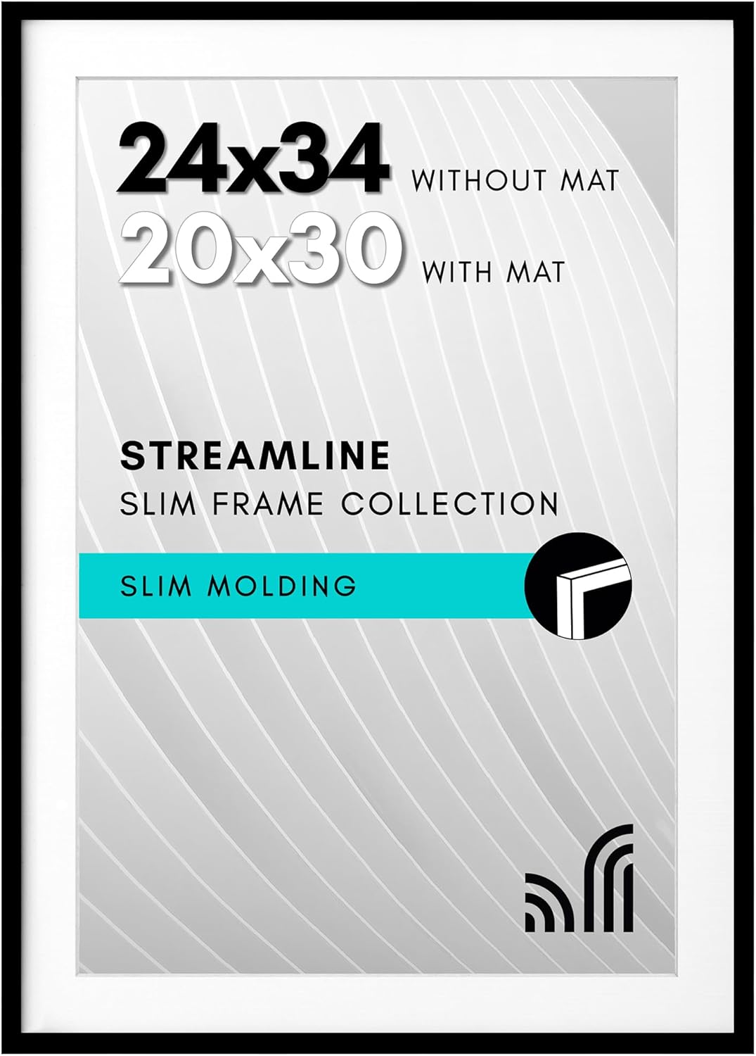 Amazon.com - Americanflat 24x34 Poster Frame with Polished Plexiglass ...