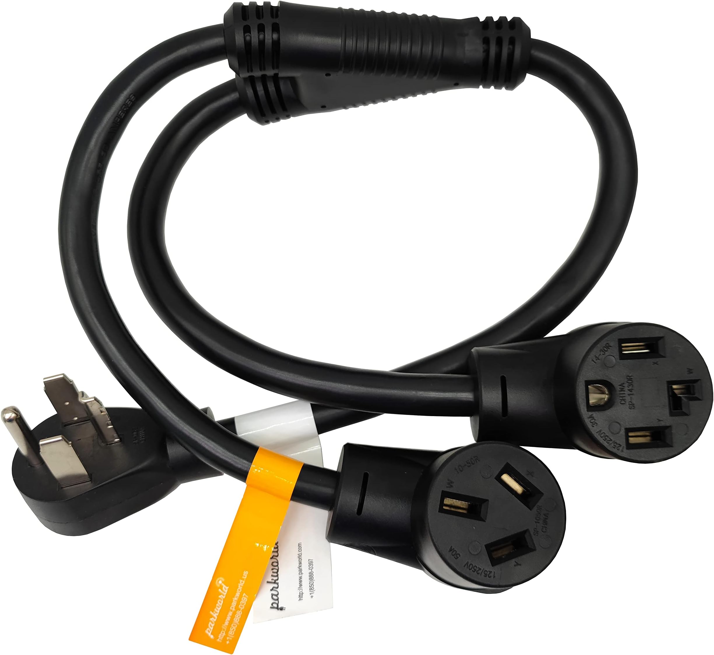 Amazon.com: Parkworld 64309 NEMA 14-30P to 6-30R Splitter Cord, NEMA 14 ...