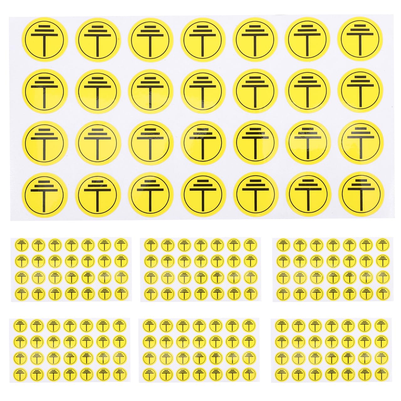 Snapklik.com : Ground Symbol Stickers 400pcs Safety Protective Earth ...