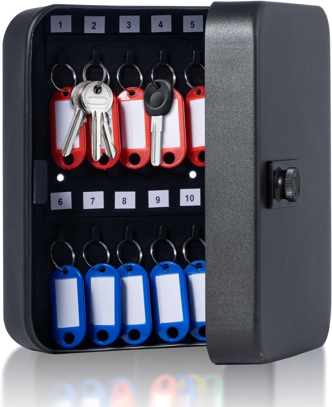 Youyijia Key Cabinet Wall Mounted 48 Cabinet Safe - Solid Steel ...