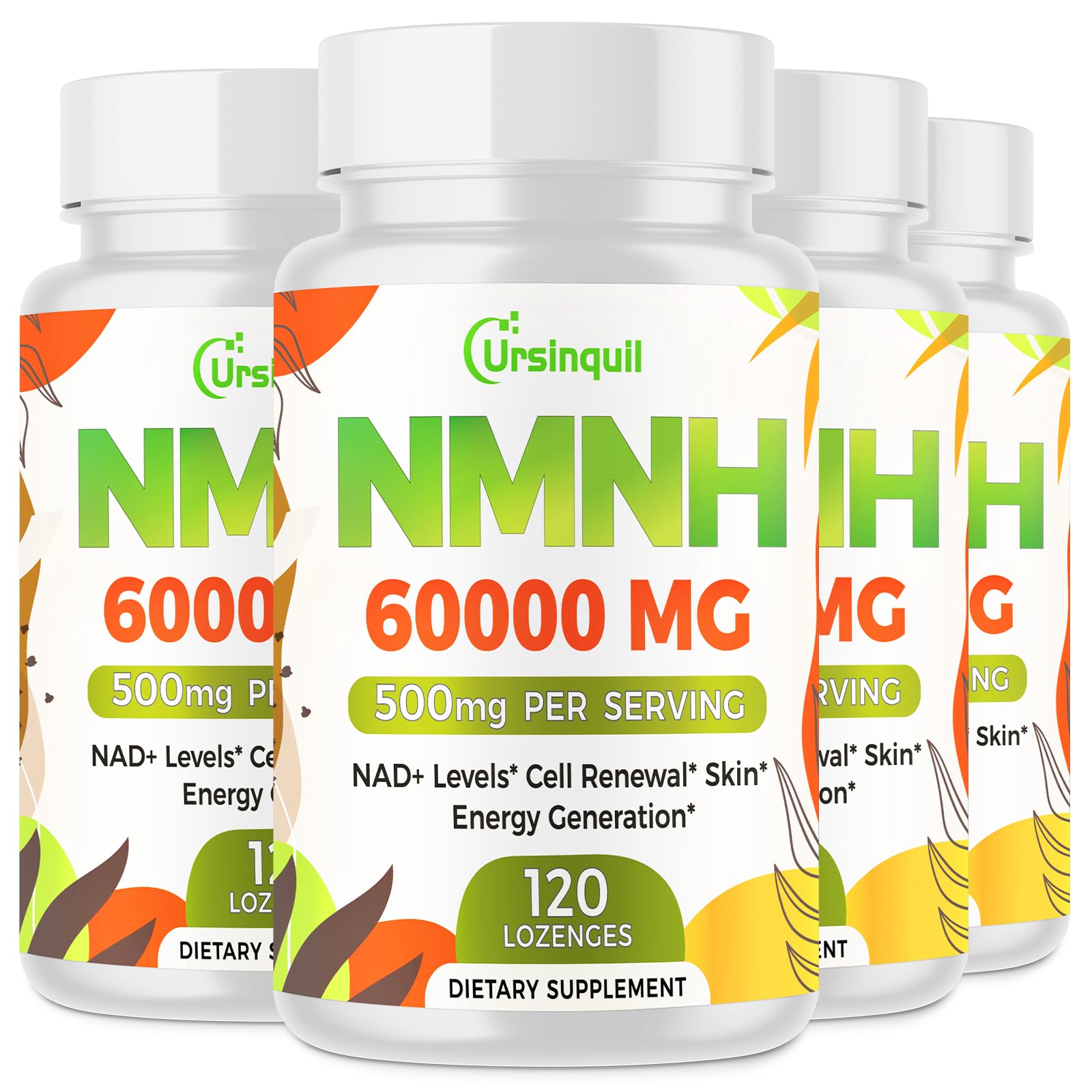 Amazon.com: Sublingual NMNH 500mg (Dihydronicotinamide Mononucleotide) (120 Servings, NMNH 500mg ...