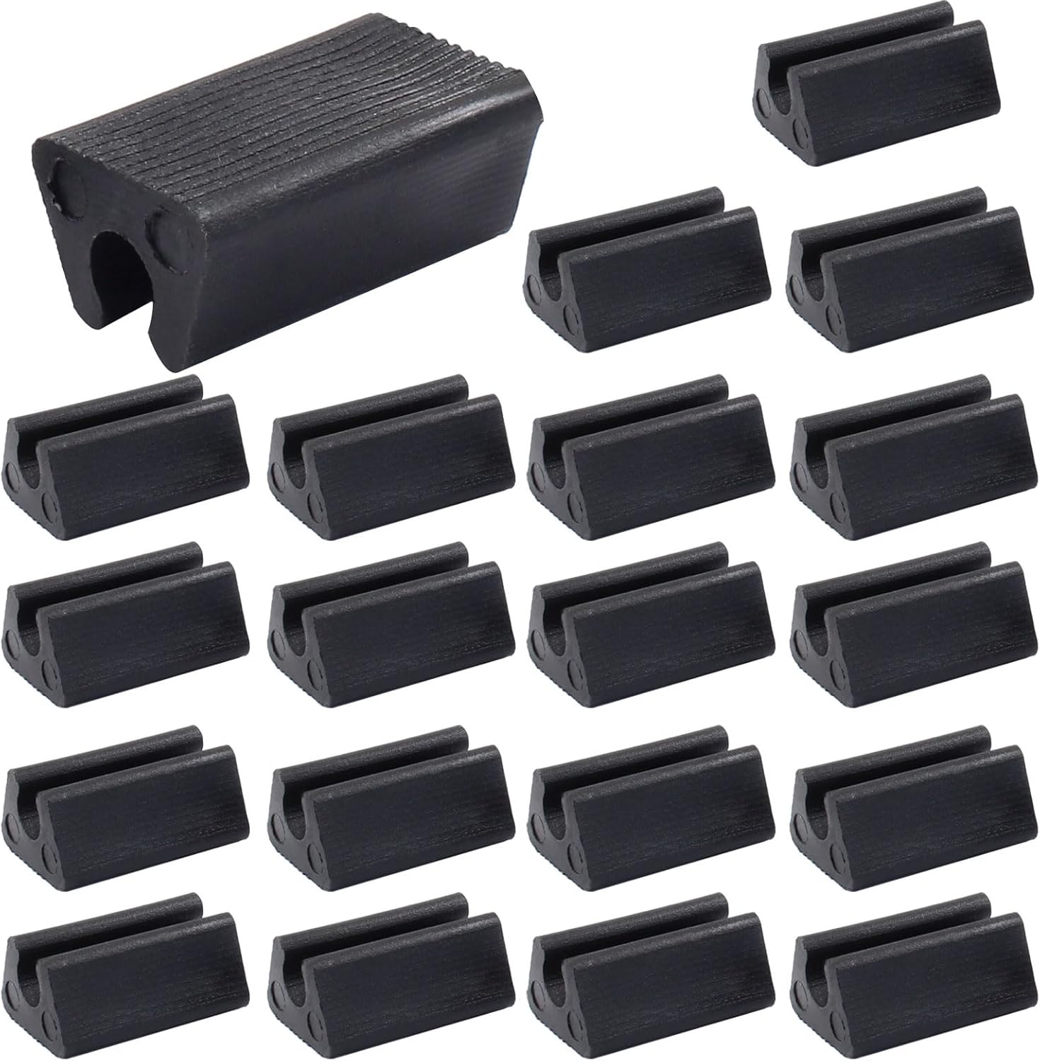 Amazon.com: HARSKIYER 20 Pack 6mm U Shape Chair Foot, Plastic Rectangle ...