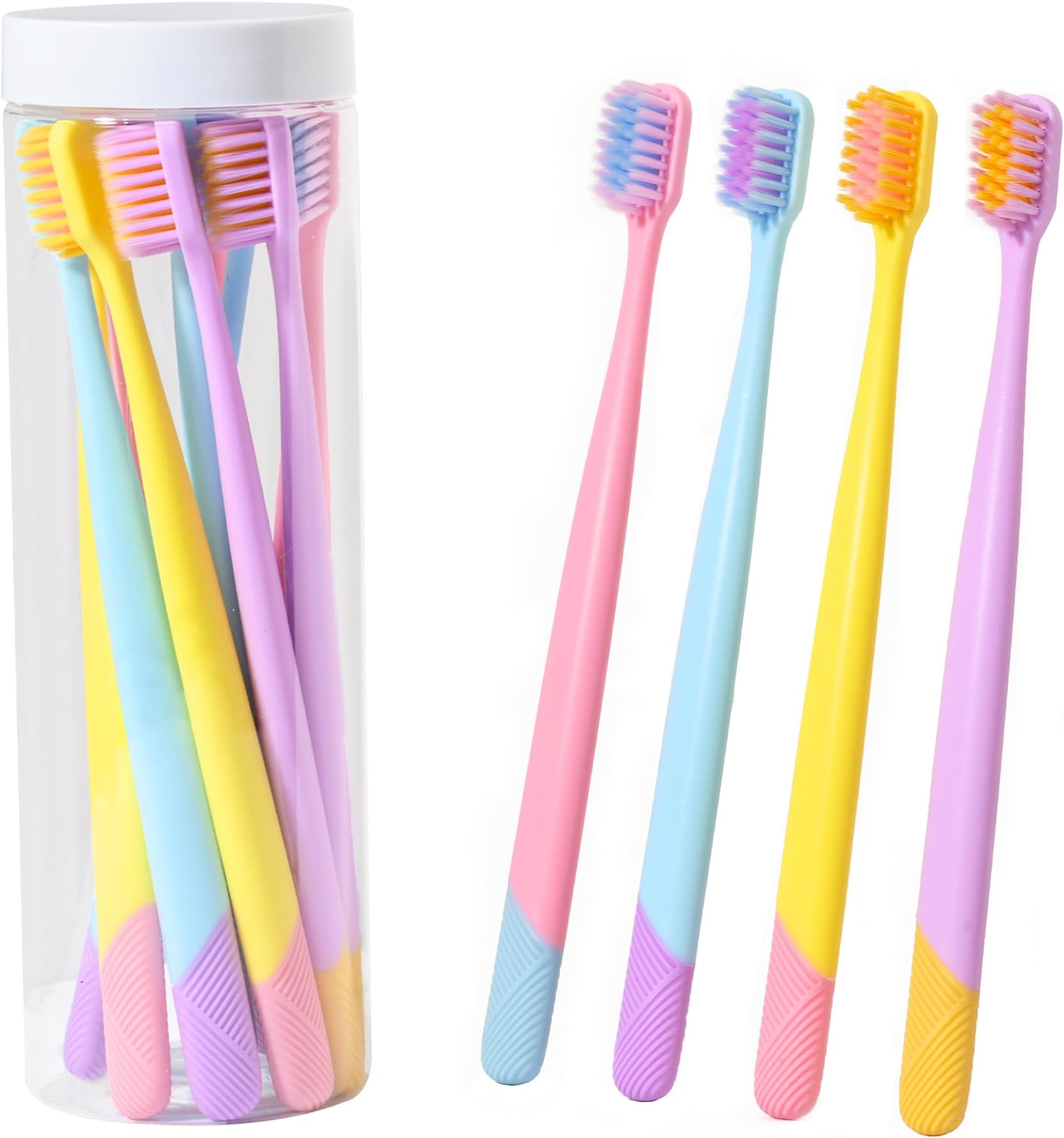 Amazon.com : VIWIK 10 Pack Colorful Ultra-Soft Bristle Toothbrush – BPA ...
