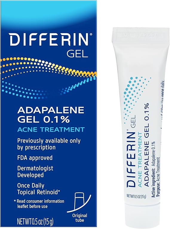 Differin Akne Tedavi Jeli, 30 Gün Tedarik, % 0.1 Adapalen ile Yüz İçin ...