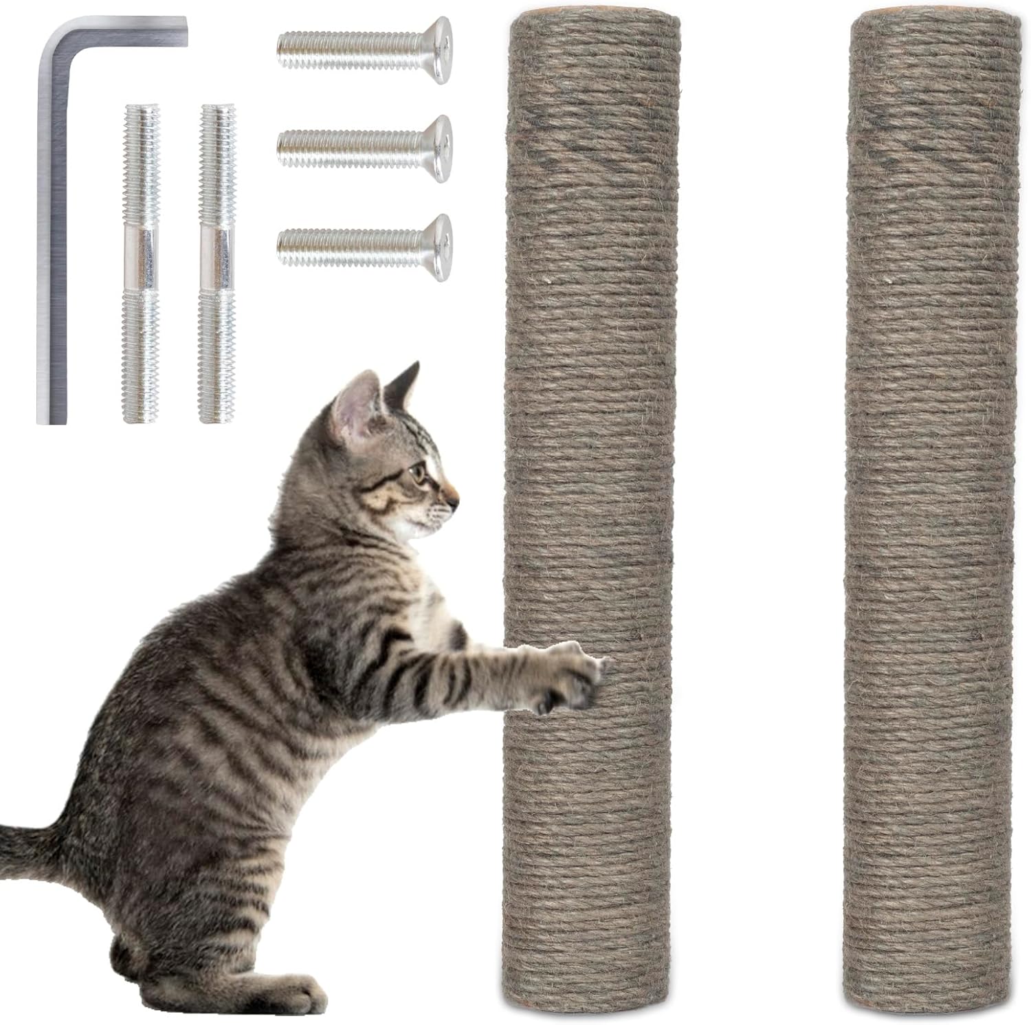 Amazon.com : PowerKing Natural Sisal Replacement Scratching Post, 15.7 ...