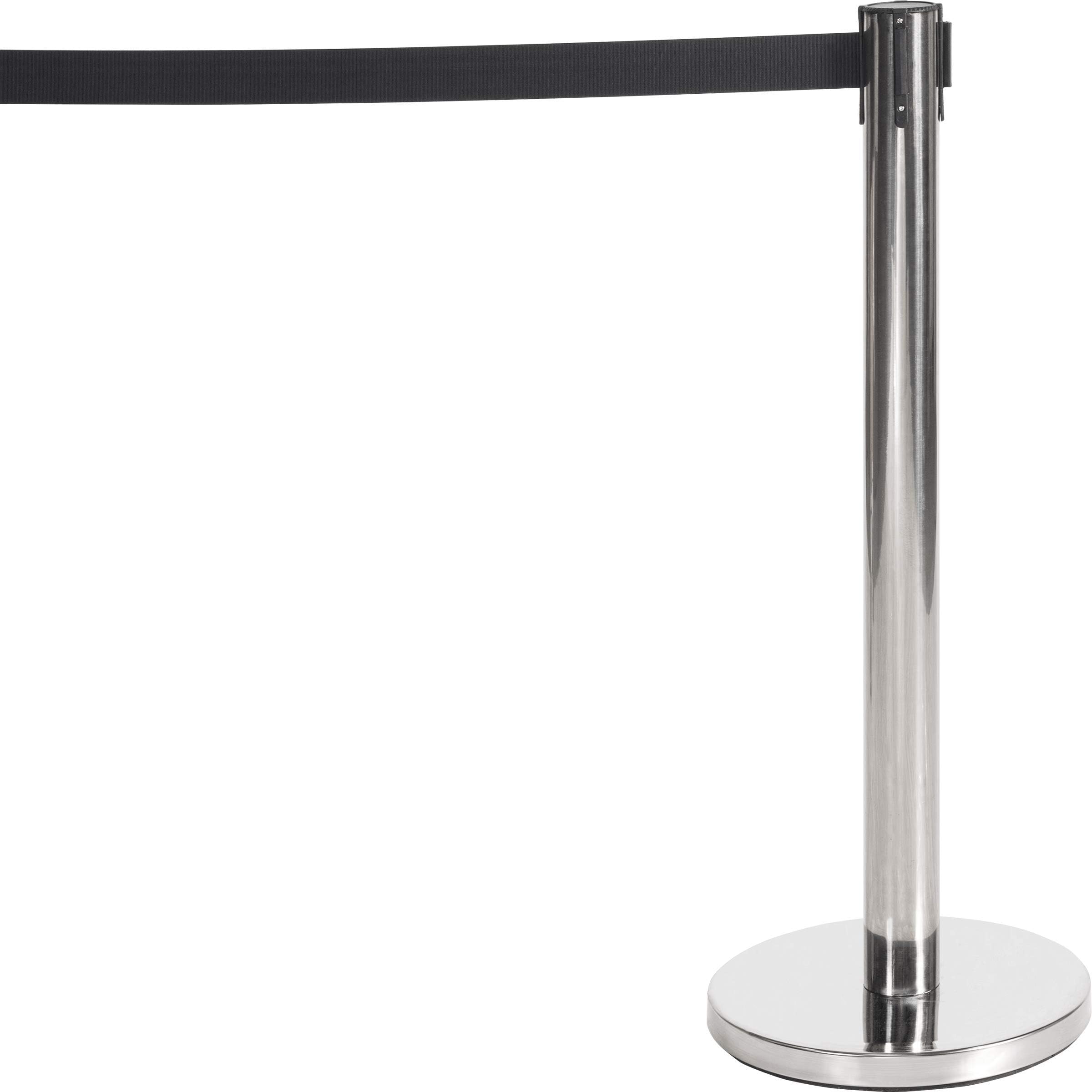 Retractable Barrier Tape, Queuing Pull Out Safety Belt, Black Base ...