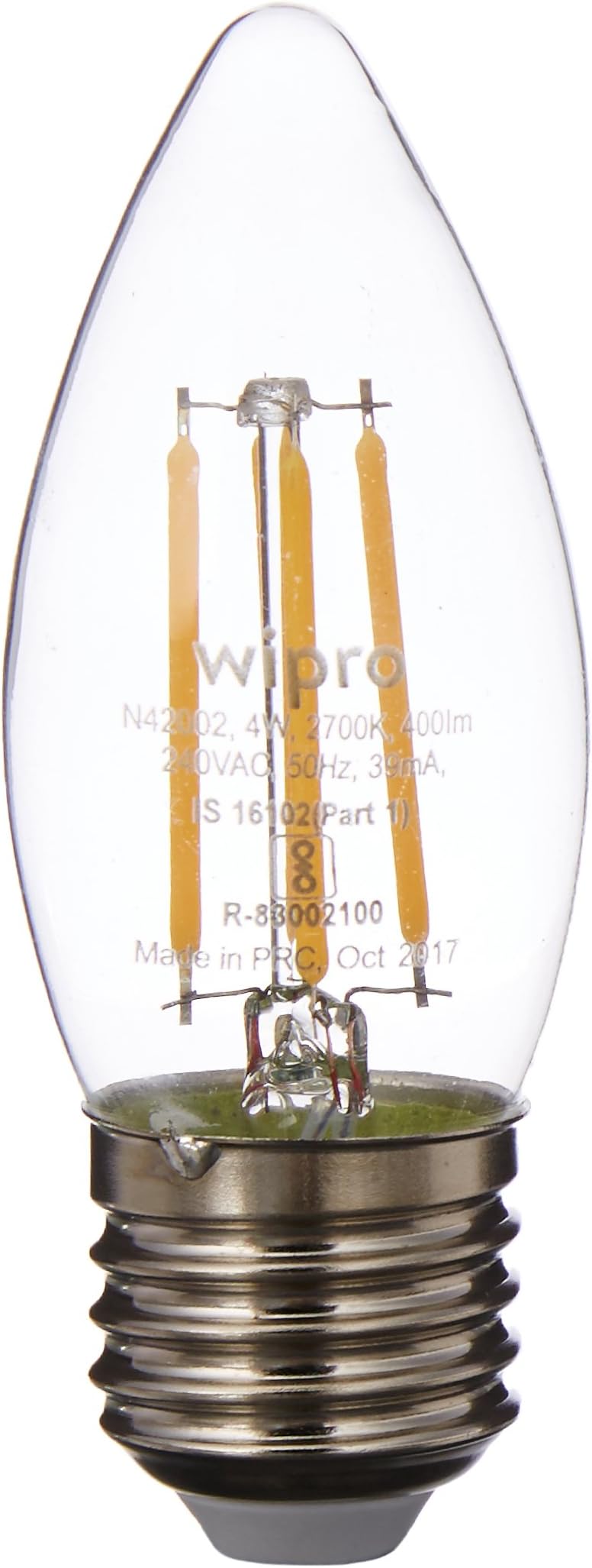 Buy AHUJA INTERNATIONAL Edison 4W Led bulb, shape bulb,linear, round ...