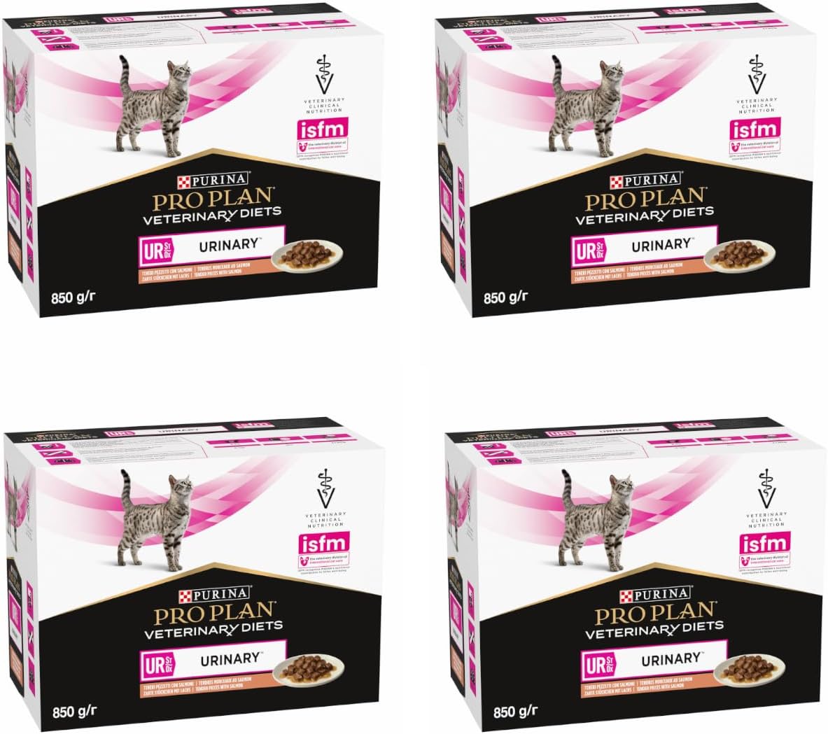 PRO PLAN Veterinary Diets UR St/Ox Urinaire Salmon 4 x 10 x 85 g ...