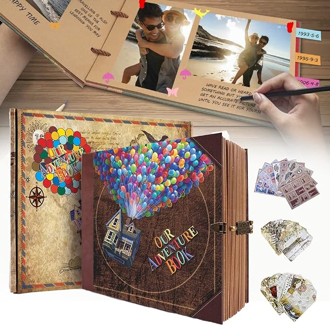 Amazon.com: Adventure Book Travel Diary Photo Book,Scrapbook, Photo ...