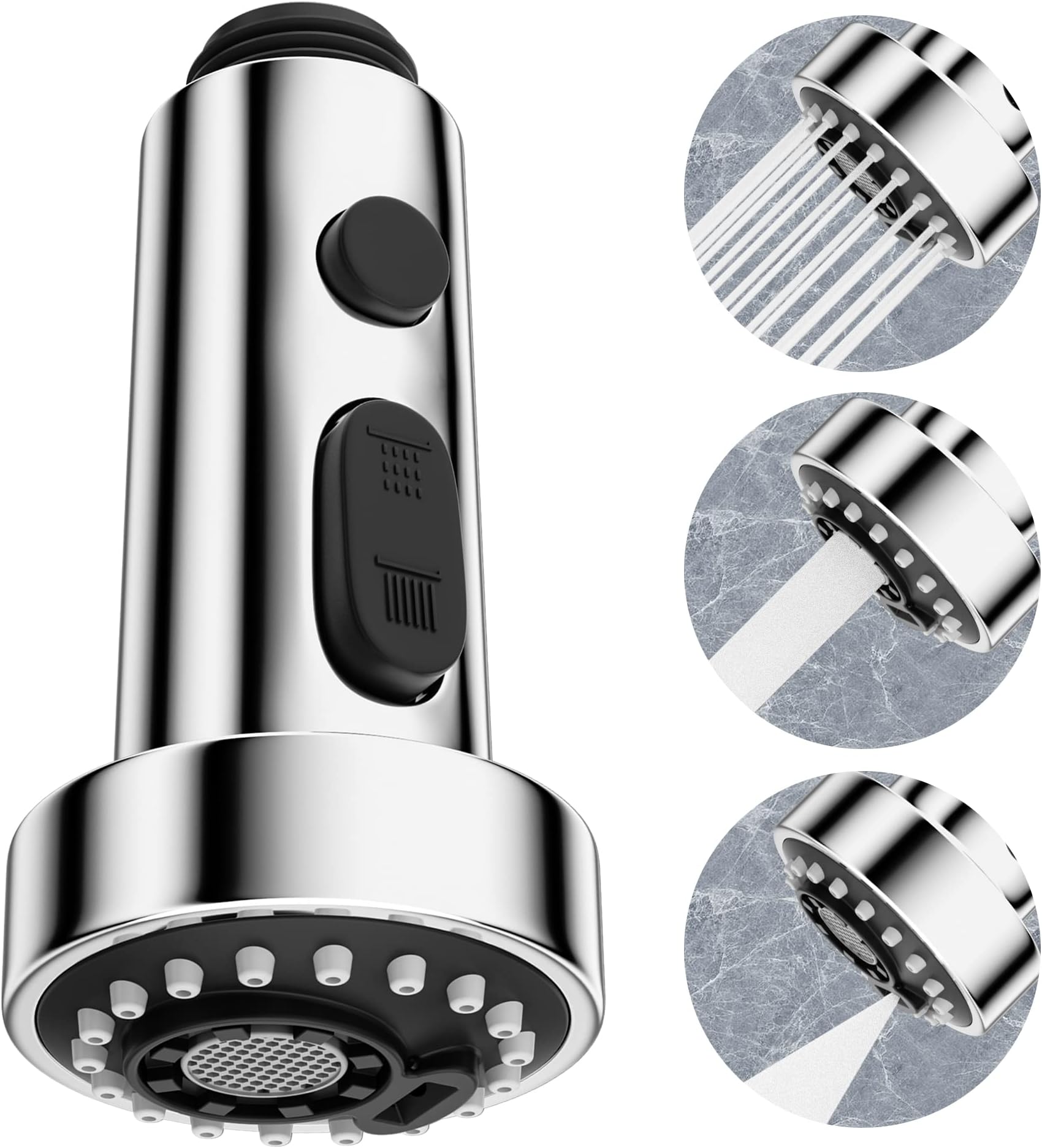 Multi Function Pull-Out Faucet Spray Head Kitchen Tap Spray Head Shower ...