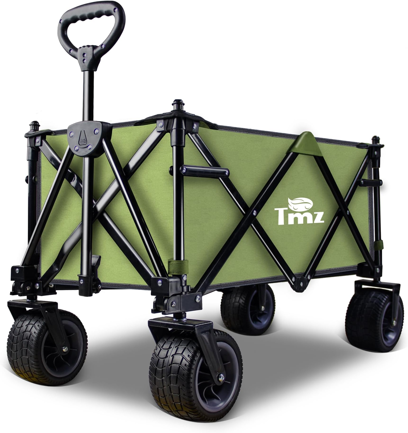 Amazon.com: Rosyouth Collapsible Fishing Cart, Beach Wagon Cart Heavy ...