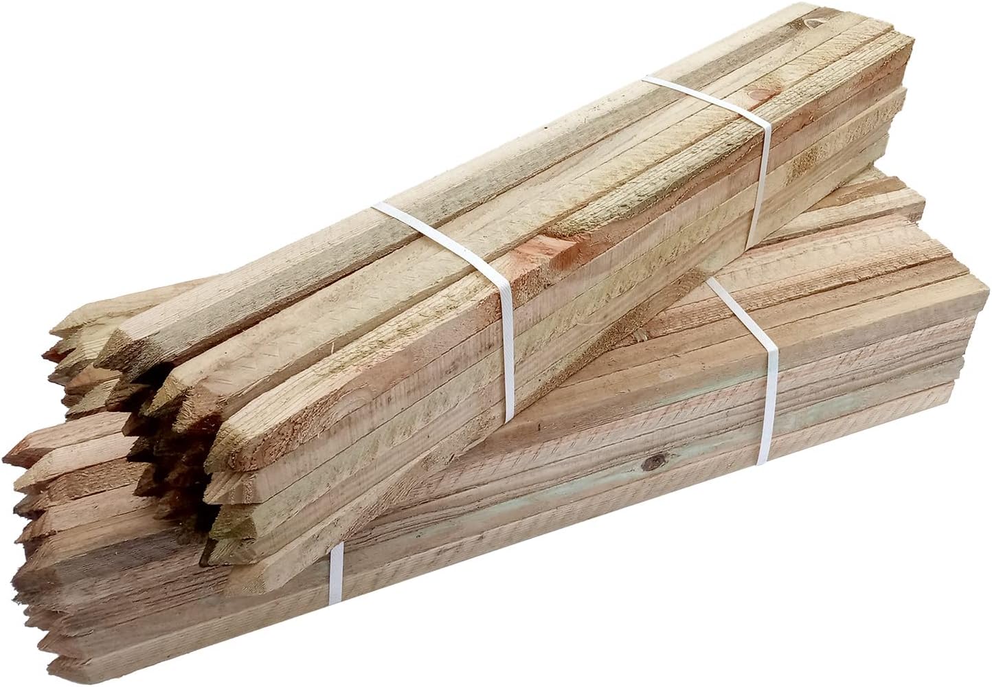 20 Pack 12" (300mm) Treated SITE PEGS Wooden Stakes Posts PEGS Garden ...