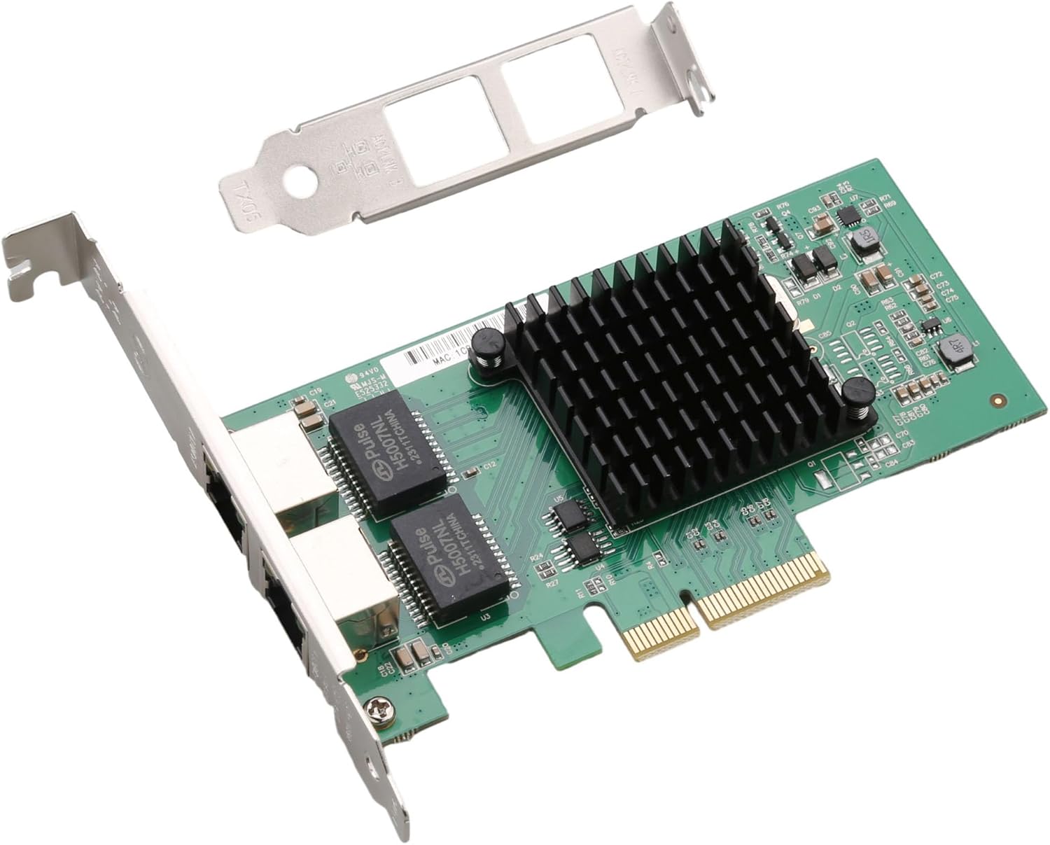 Amazon.com: Dual-Port PCIe x4 Gigabit Network Card with Intel I350 ...