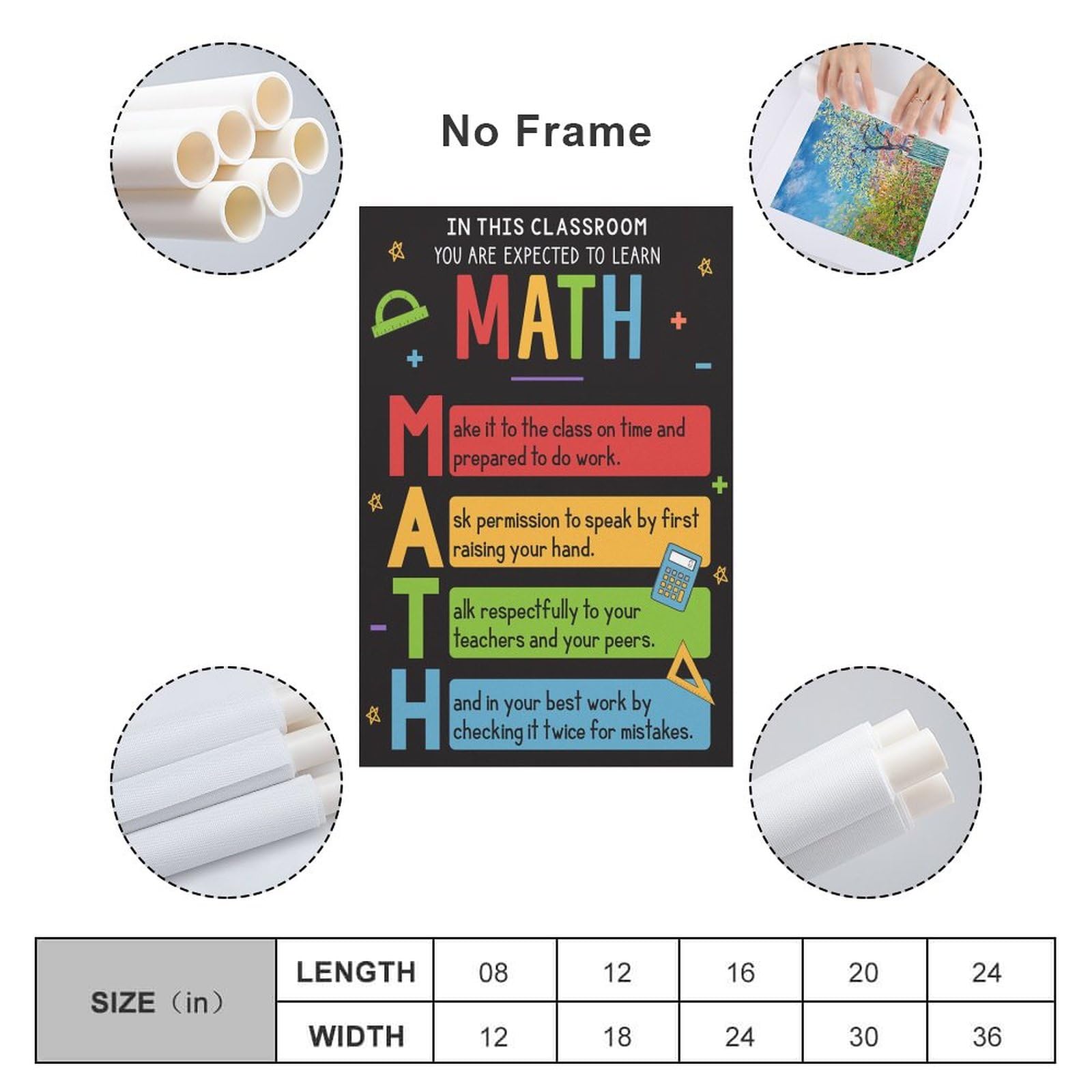 MJFHERQ CHAMPS Behavior Management Poster For The Classroom 2 Canvas ...