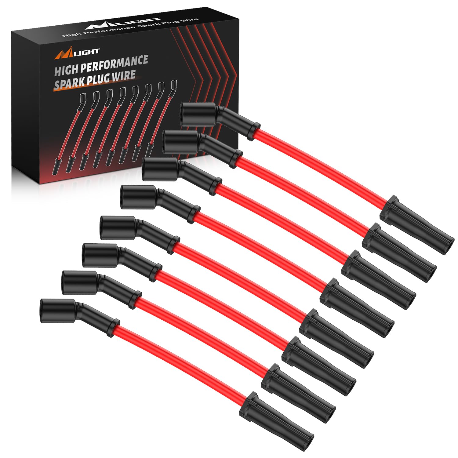 Amazon.com: Nilight Spark Plug Wire High Performance Ignition Wire 10.2 ...