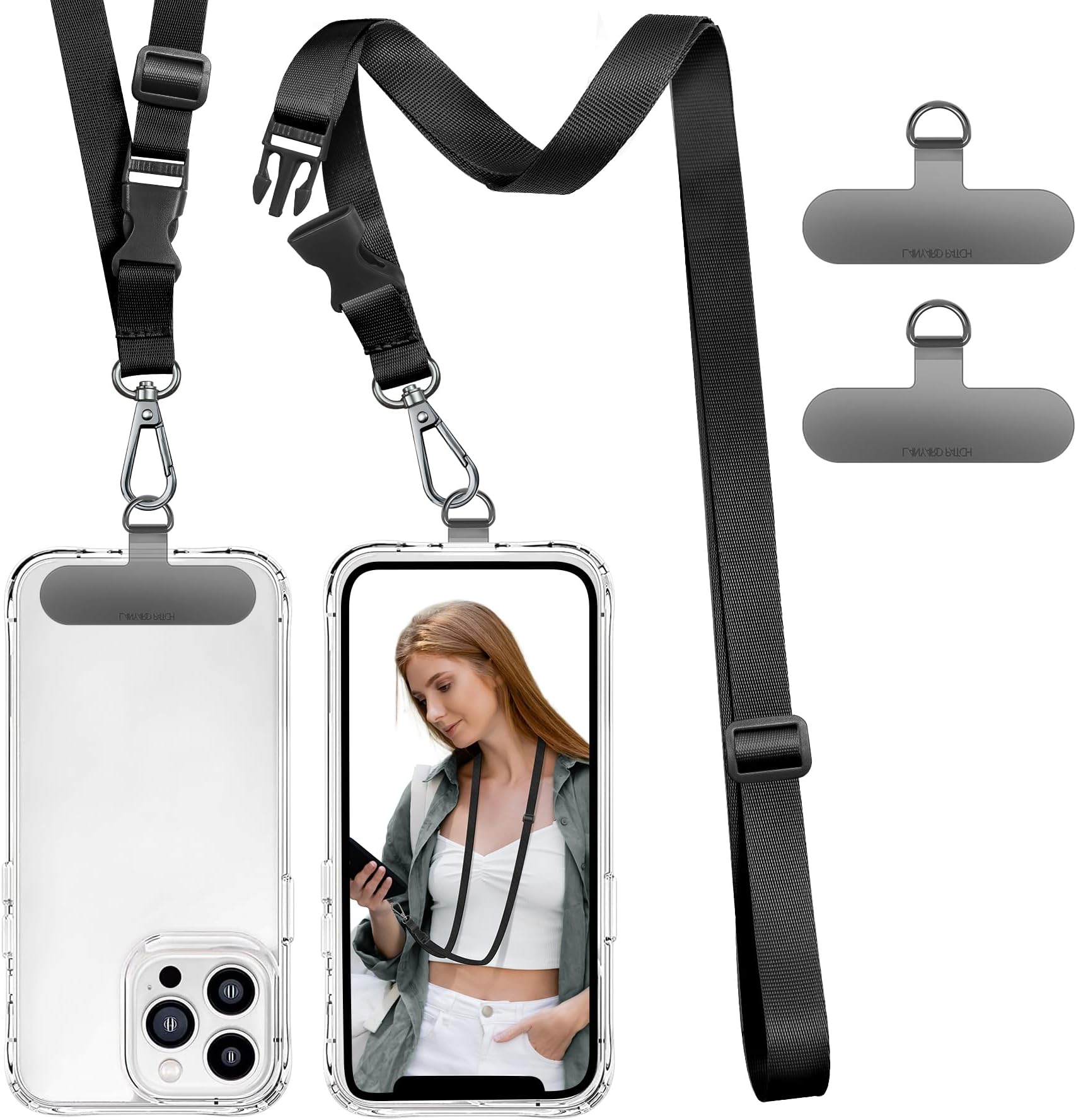 Amazon.com: ROCONTRIP Phone Lanyard Universal Crossbody Cell Phone ...