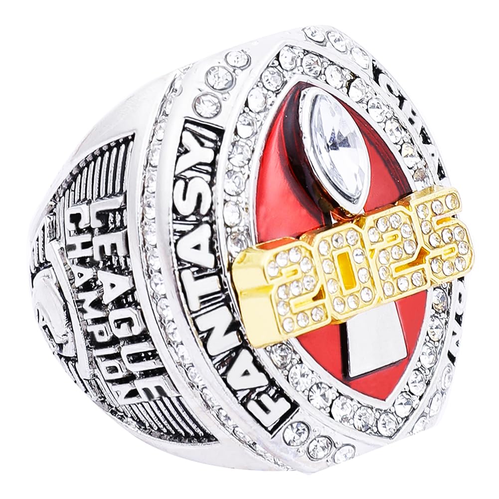 Snapklik.com : Noblehead 2025 Fantasy Football Championship Ring Heavy ...