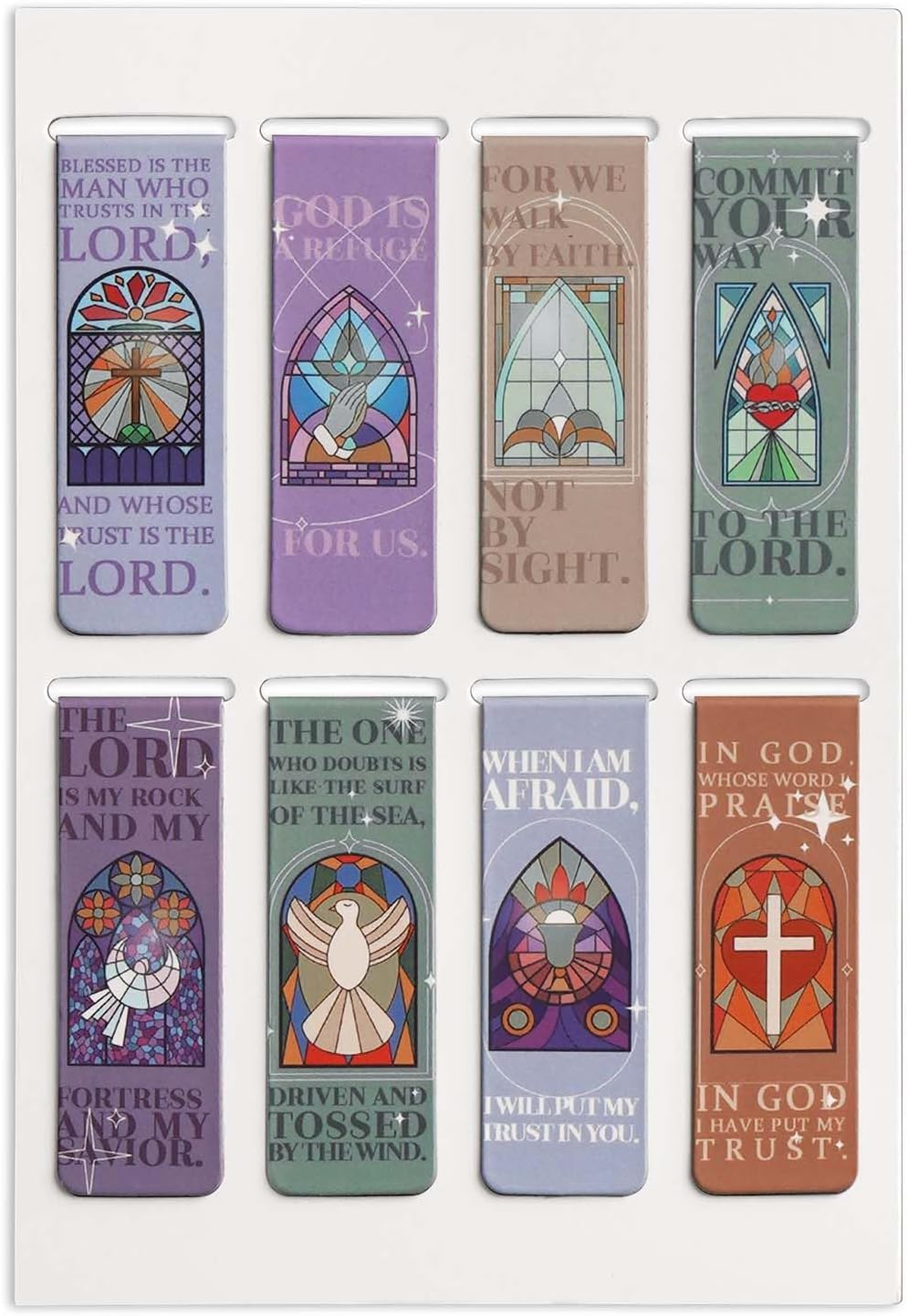 Amazon.com: Morjor 8 Pcs Magnetic Bible Verse Bookmarks with Envelope ...