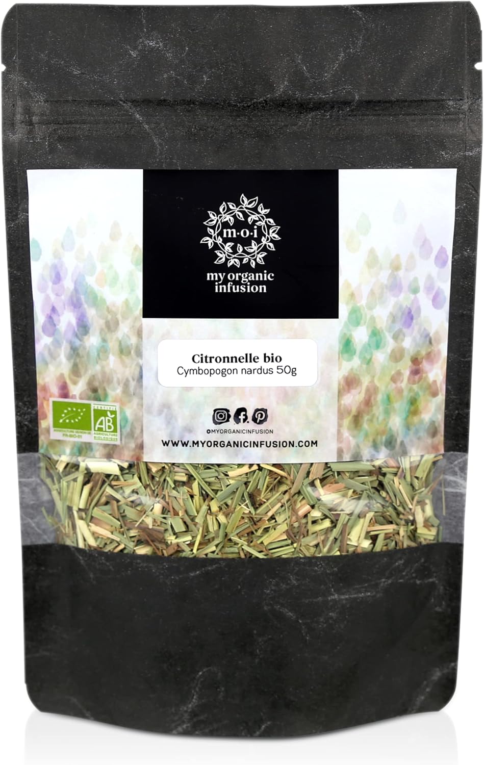 MY ORGANIC INFUSION - Citronnelle Bio en feuilles coupées - Pour ...