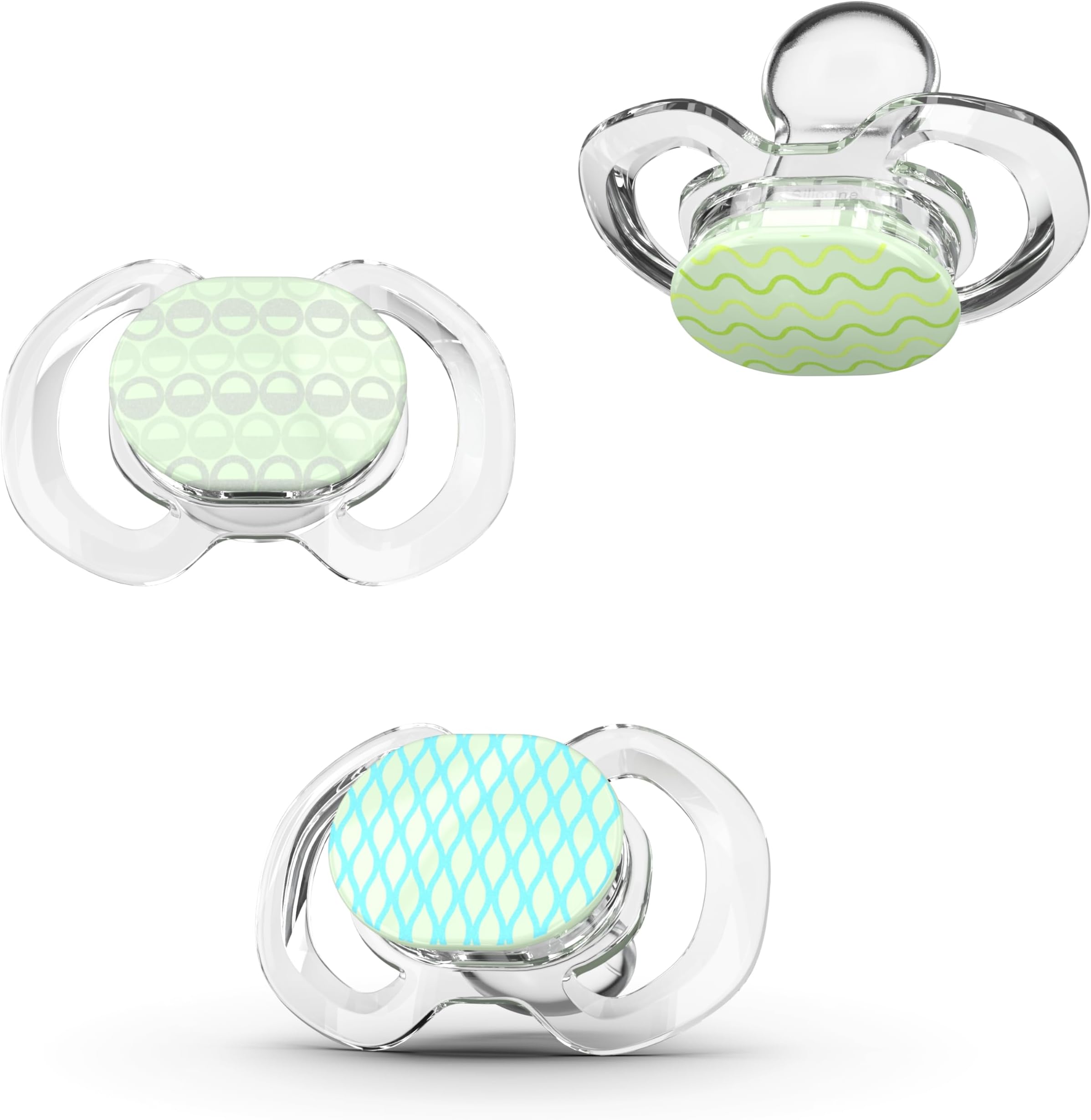 Amazon.com : NUK Orthodontic Pacifier Value Pack, Boy, 0-6 Months, 3 ...