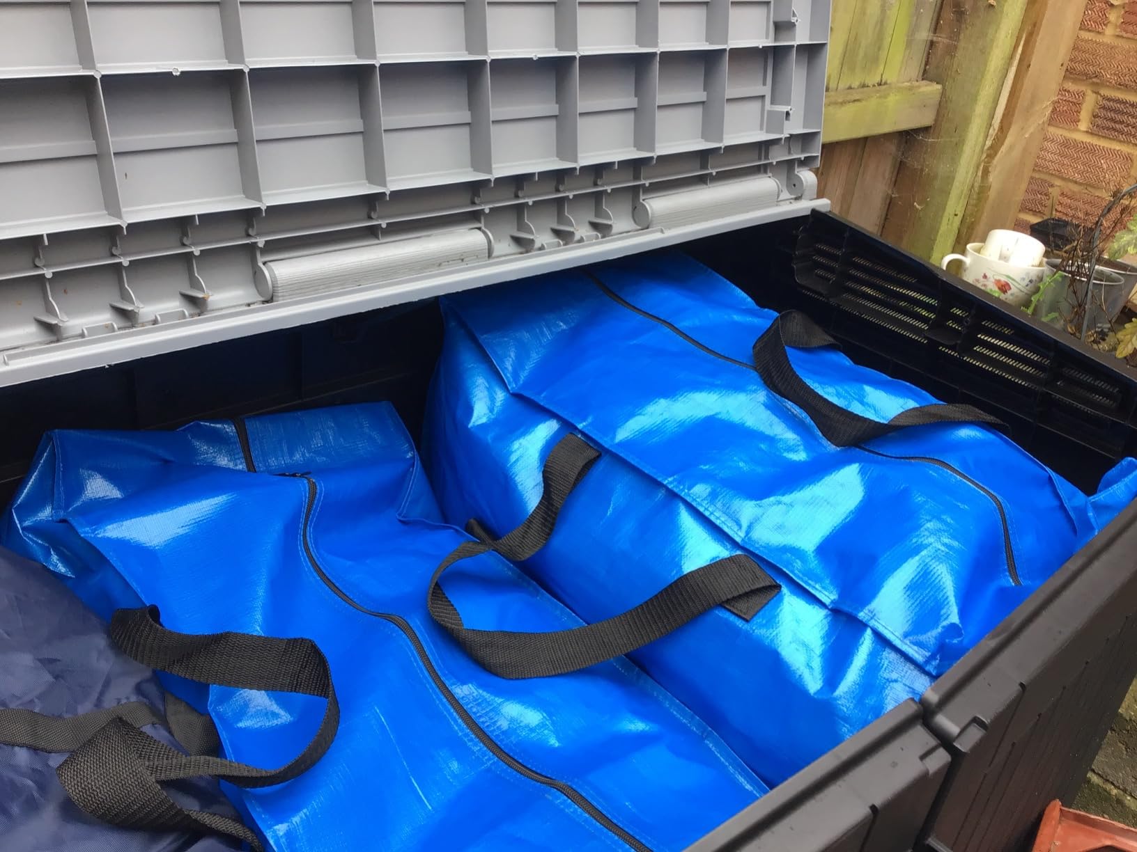 4 Pack Moving Bags Extra Large Strong, with Zipper Heavy Duty Storage ...