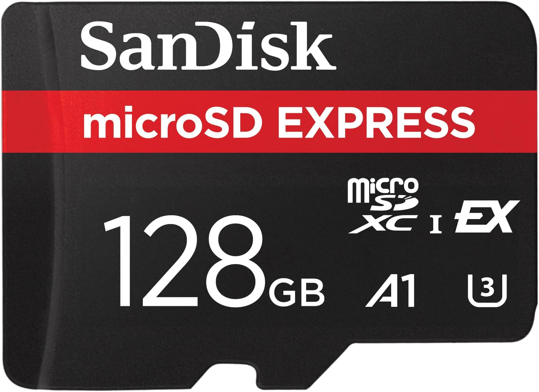 SanDisk Tarjeta de Memoria microSD Express de 128 GB (Ideal para grabación de imágenes 4K UHD y ...