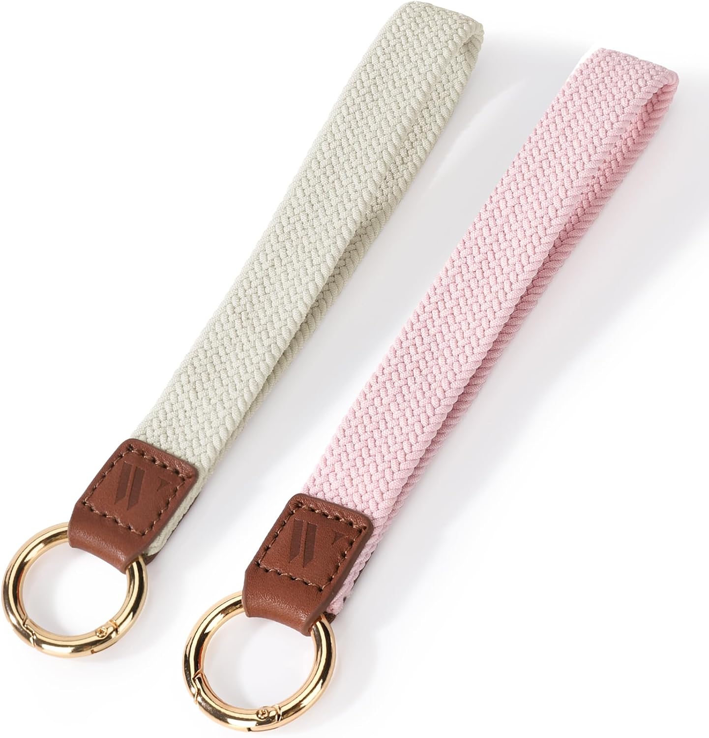 Amazon.com: WEESMILE 2 Pack Keychain Wristlet Strap Stretchy Lanyard ...