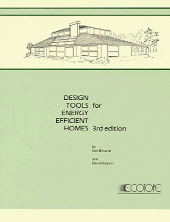 Design Tools for Energy Efficient Homes: Eklund, Ken, Baylon, David ...
