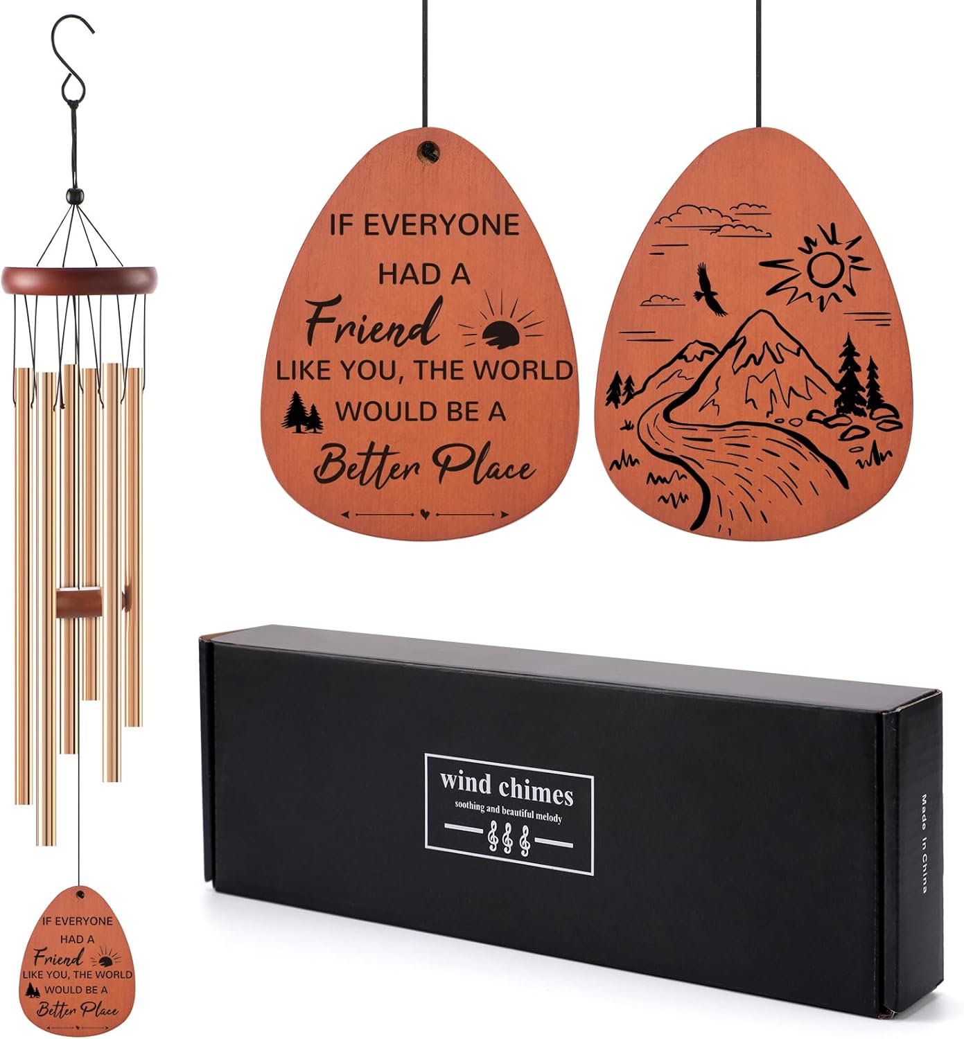 Amazon.com : Friendship Wind Chimes Gifts for Women - Inspirational ...