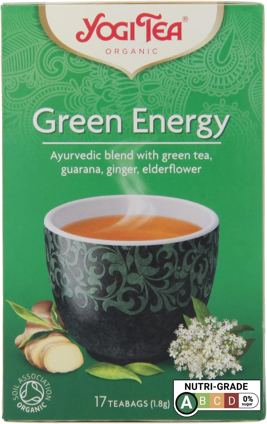 Amazon.com: Yogi Tea - Green Energy - 30.6g : Grocery & Gourmet Food