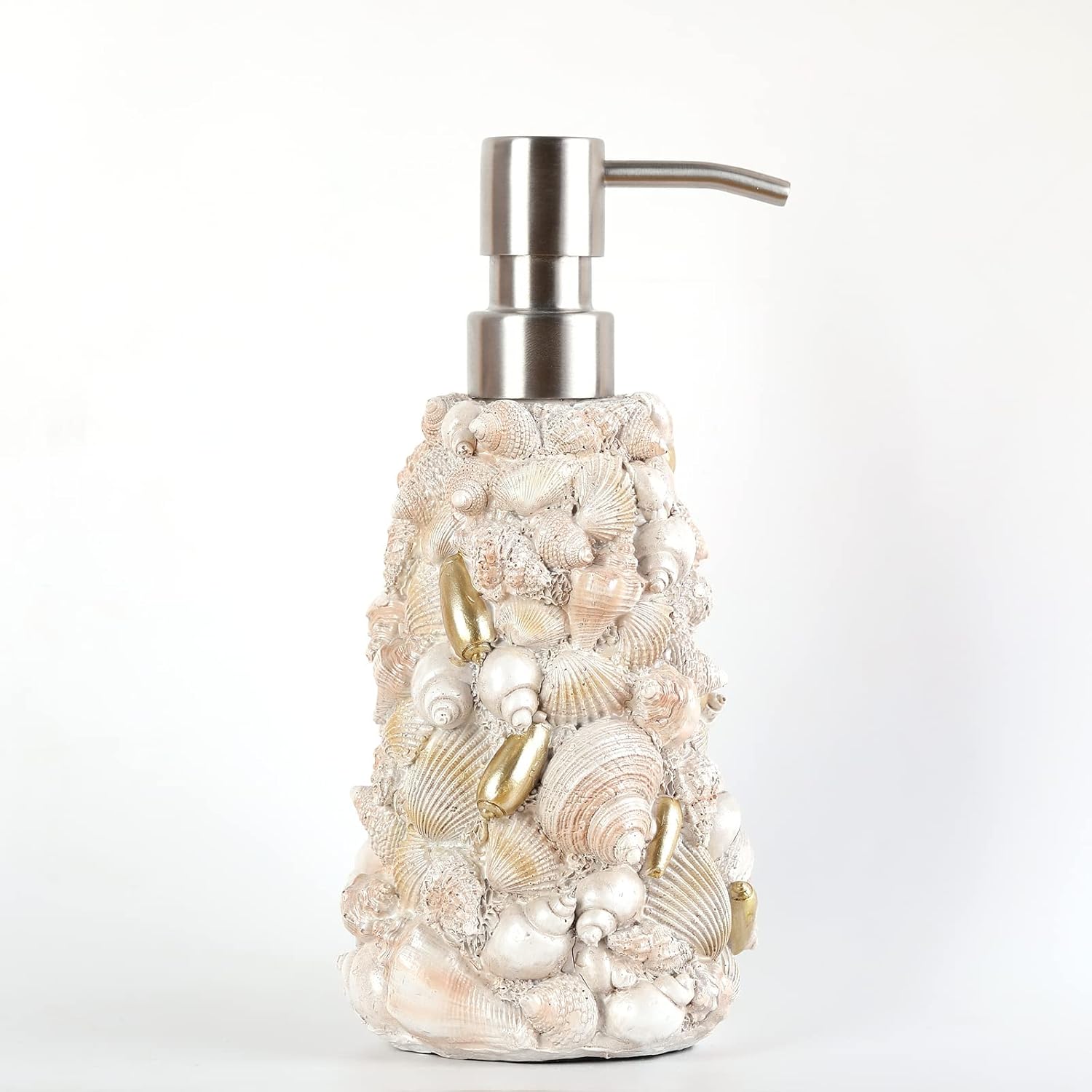 Amazon.com: WiMiFar Sea Shell Soap Dispenser, 17oz Resin Dispenser ...