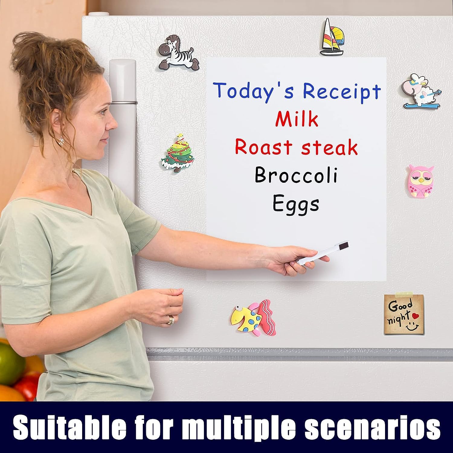 Snapklik.com : Bloss Large White Board Dry Erase, 35.4 X 78.7 Inch Dry ...