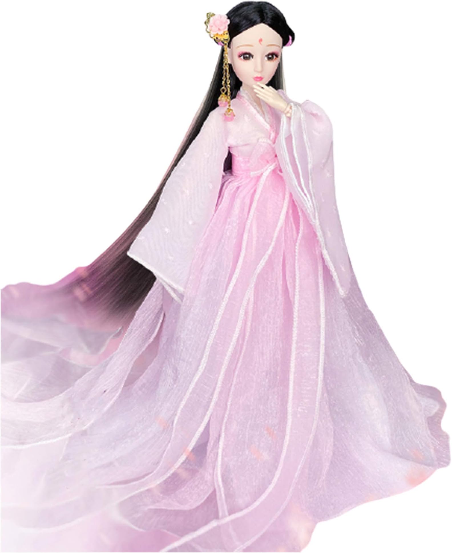 Amazon.com: Chinese Hanfu Ball Joints Doll Handmade Ancient Costume ...