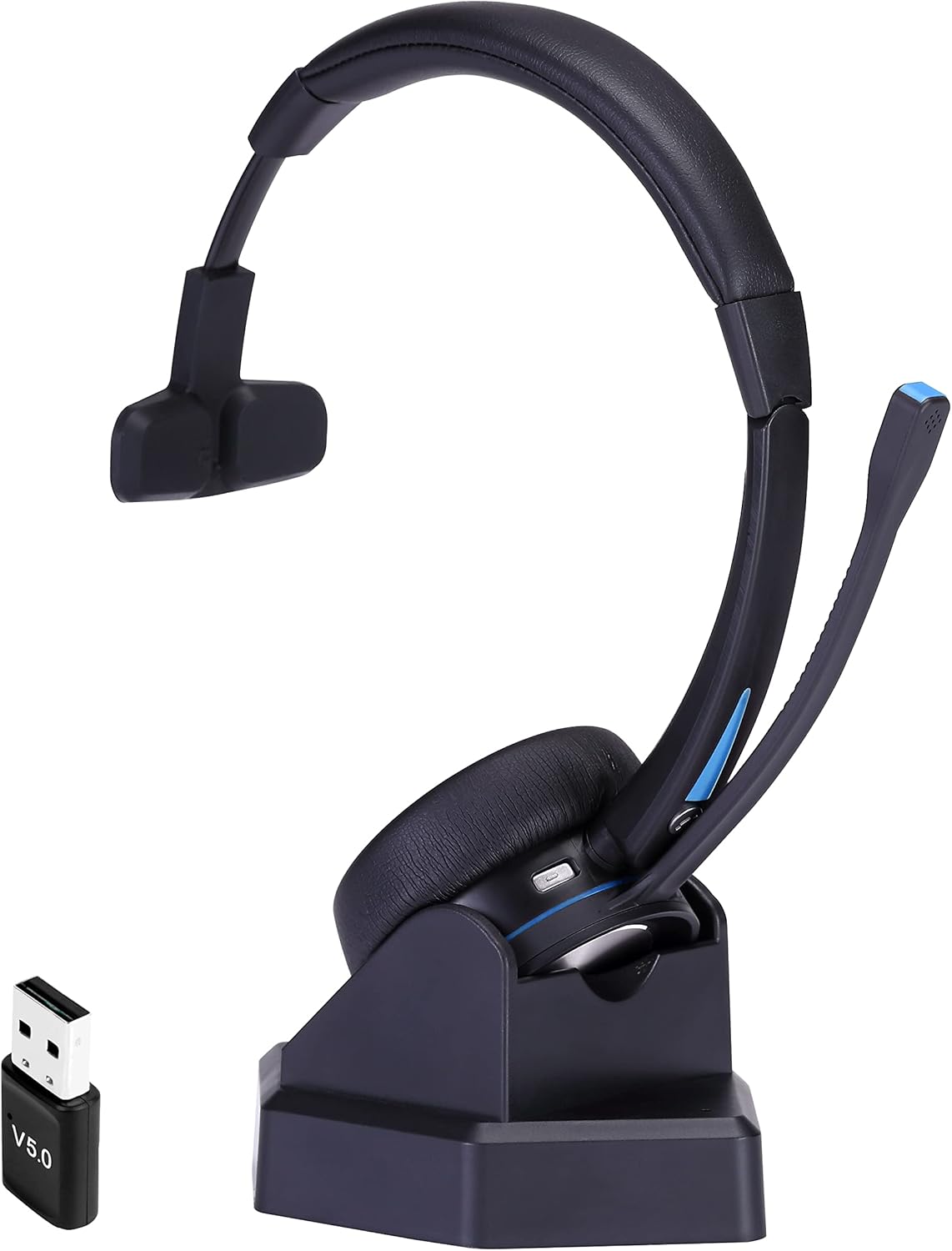 Amazon.com: TruVoice BT50 Wireless Bluetooth Headset with Noise ...