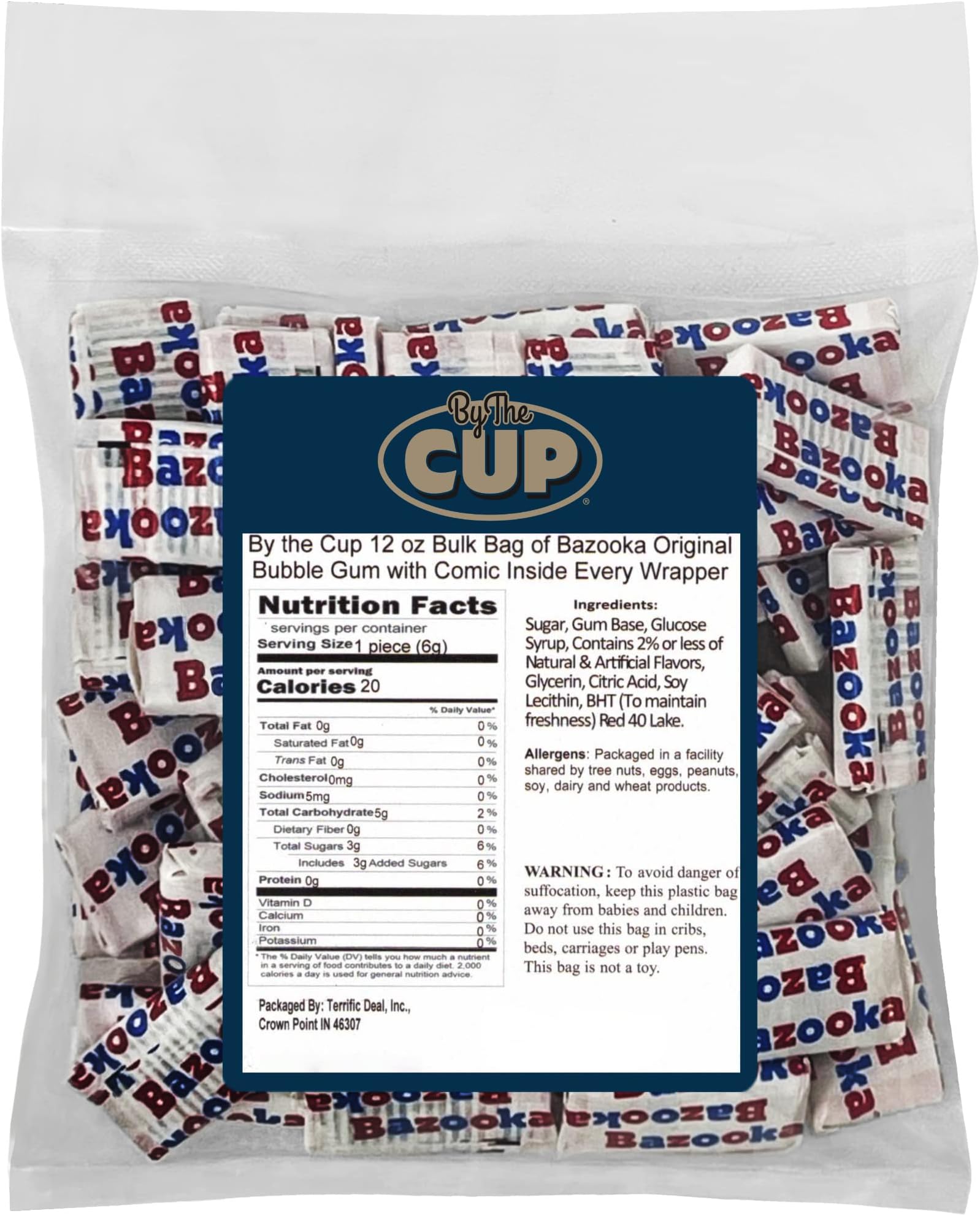 Amazon.com : Snacks BAZOOKA Bubble Gum, Original Flavor, Bulk Pack, Old ...