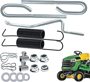 Amazon.com - HSOKEW Mower Deck Belt Tension Spring Lift Hanger Rod Kit ...