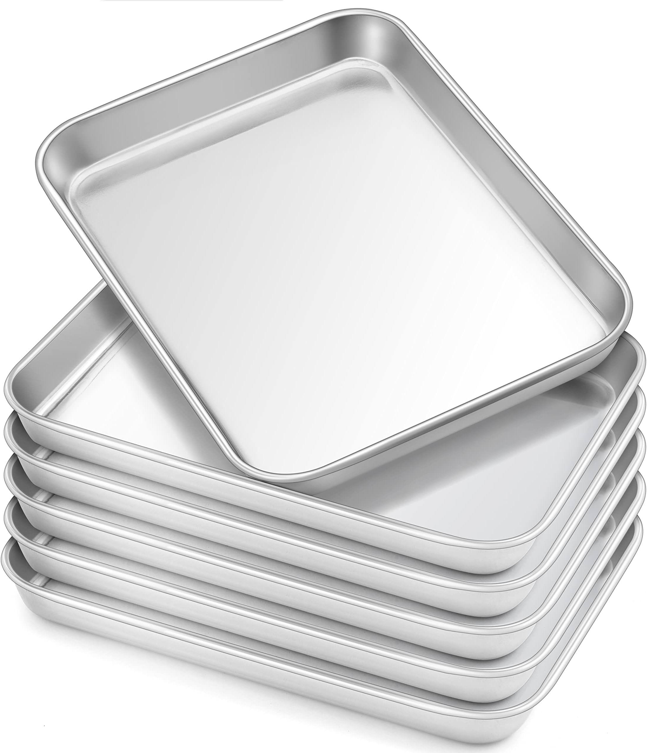 Amazon.com | Yesland 8 Pack Breading Trays, Stainless Steel Serving ...
