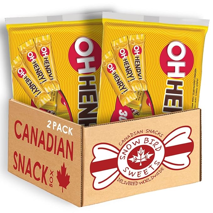 Amazon.com: Oh Henry Candy Bars 450g (30 count) (Pack of 2) by Snowbird ...