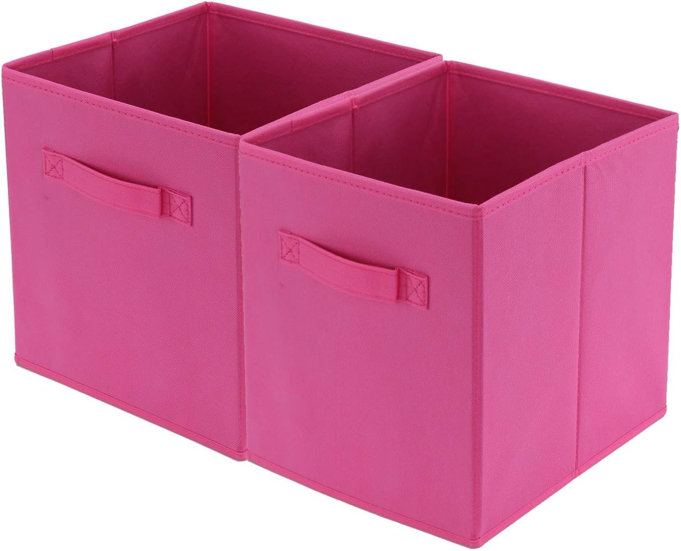 Trintion 2 Pcs Foldable Storage Boxes 27x27x28cm Folding Box Folding ...